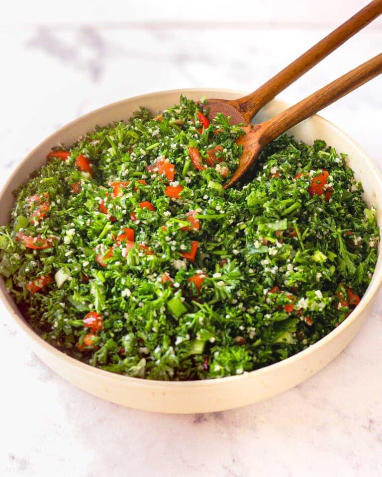 Authentic Lebanese Tabule Salad | Sinful Kitchen
