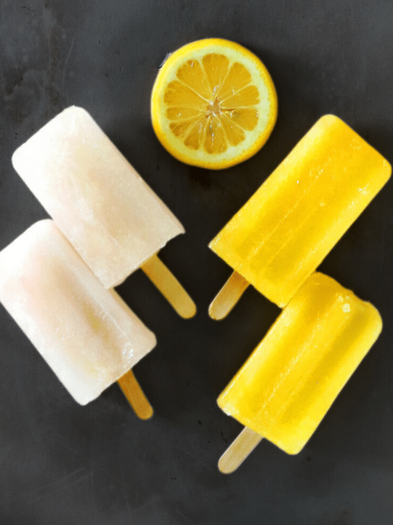 Easy Lemon Popsicles | Sinful Kitchen