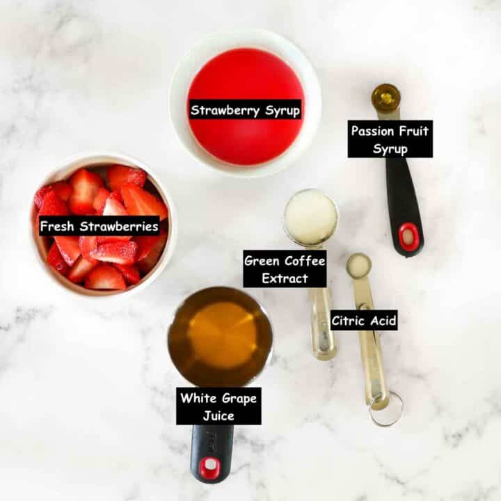 Starbucks Strawberry Acai Refresher (2-minute recipe!) | Sinful Kitchen