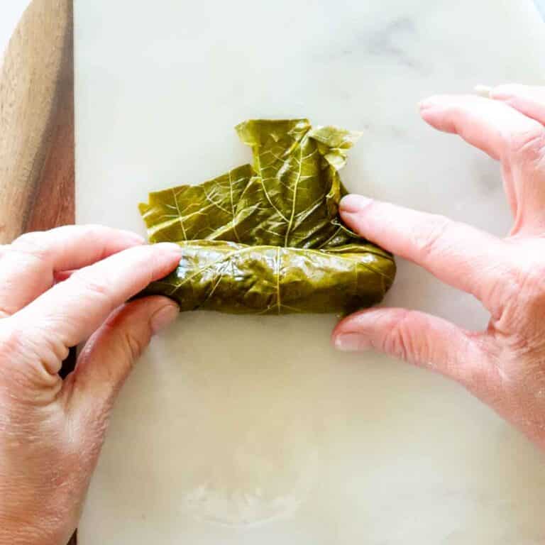 Turkish Stuffed Grape Leaves with Currants | Sinful Kitchen