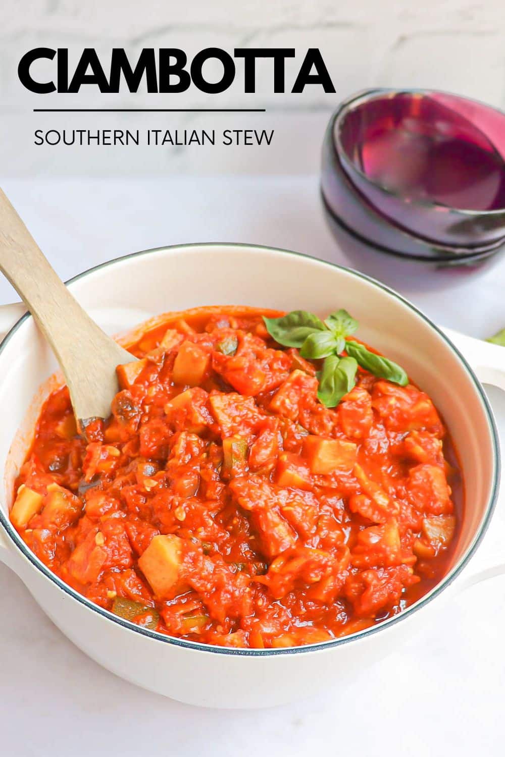 Classic Ciambotta - Hearty Southern Italian Vegetable Stew | Sinful Kitchen