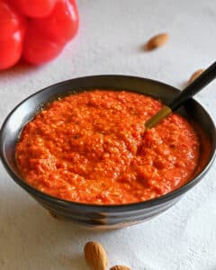 Roasted Red Pepper Pesto | Sinful Kitchen