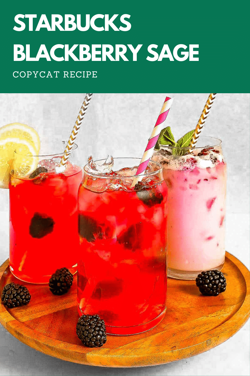 Blackberry Sage Refresher (Starbucks Copycat Recipe) | Sinful Kitchen