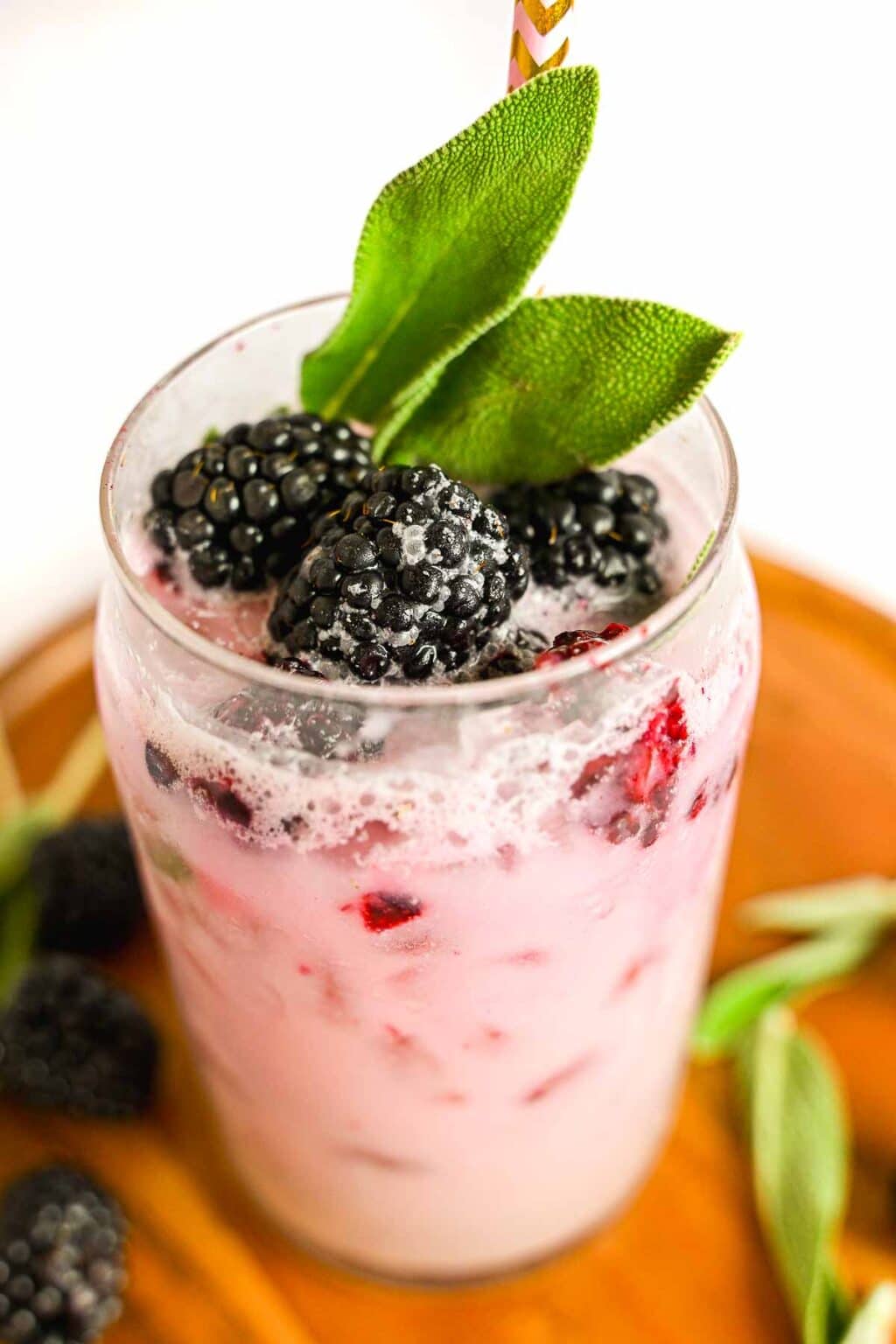 Blackberry Sage Refresher (Starbucks Copycat Recipe) | Sinful Kitchen
